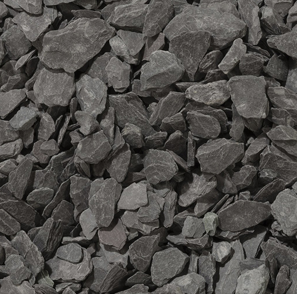 Bulk Bag of 40mm Grey Slate in wigan